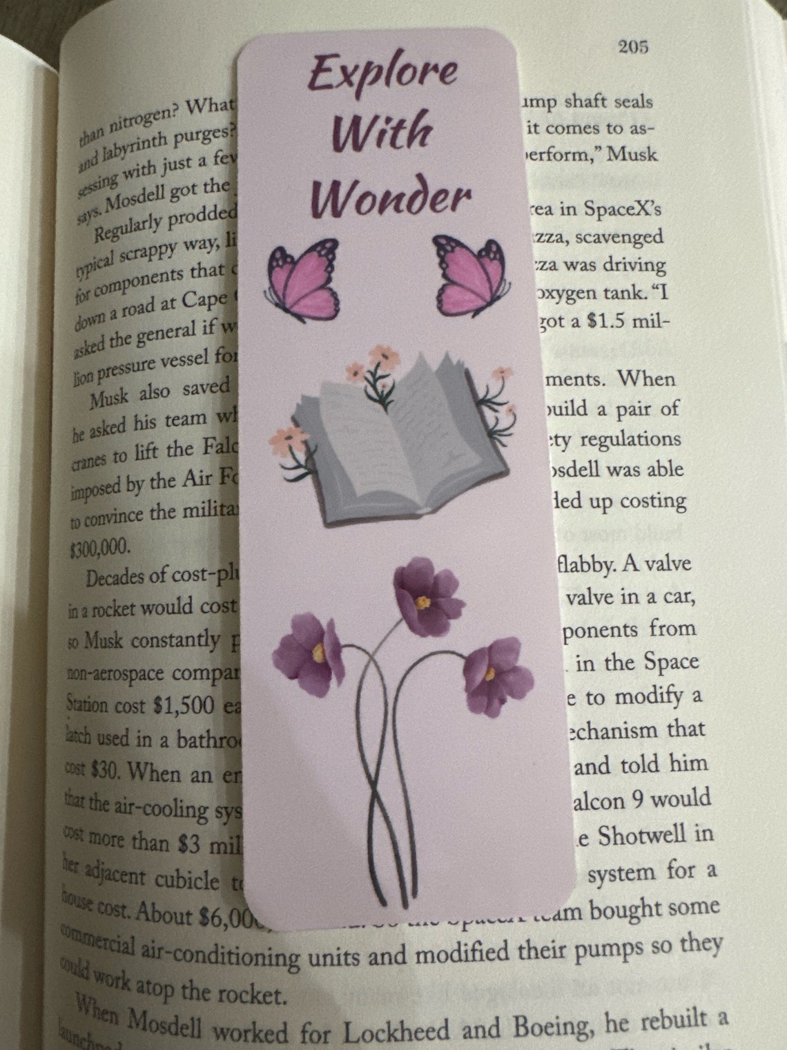 Explore With Wonder Bookmark - Etsy