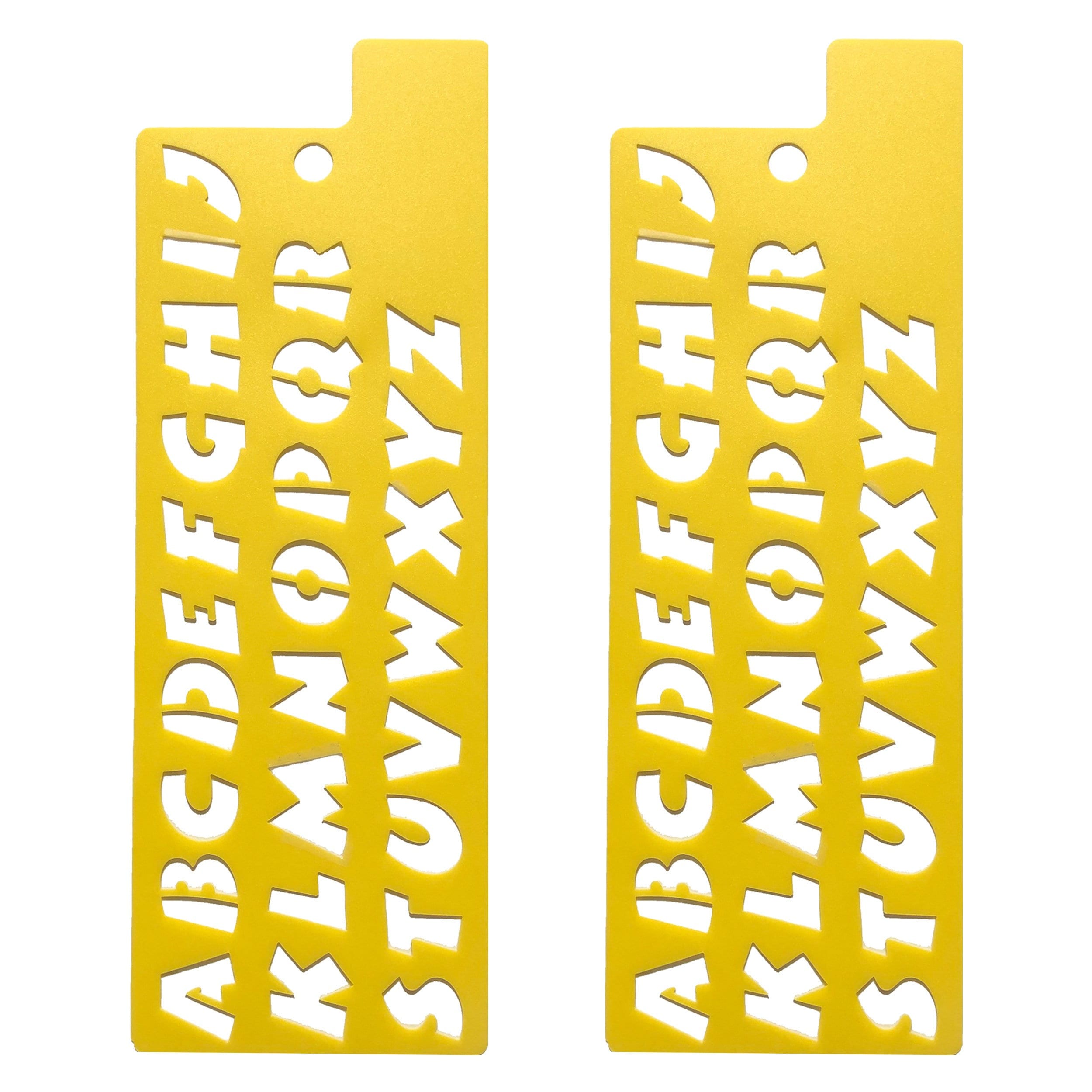 Capital Letters Alphabets Stencils Templates for DIY Wall Furniture ...