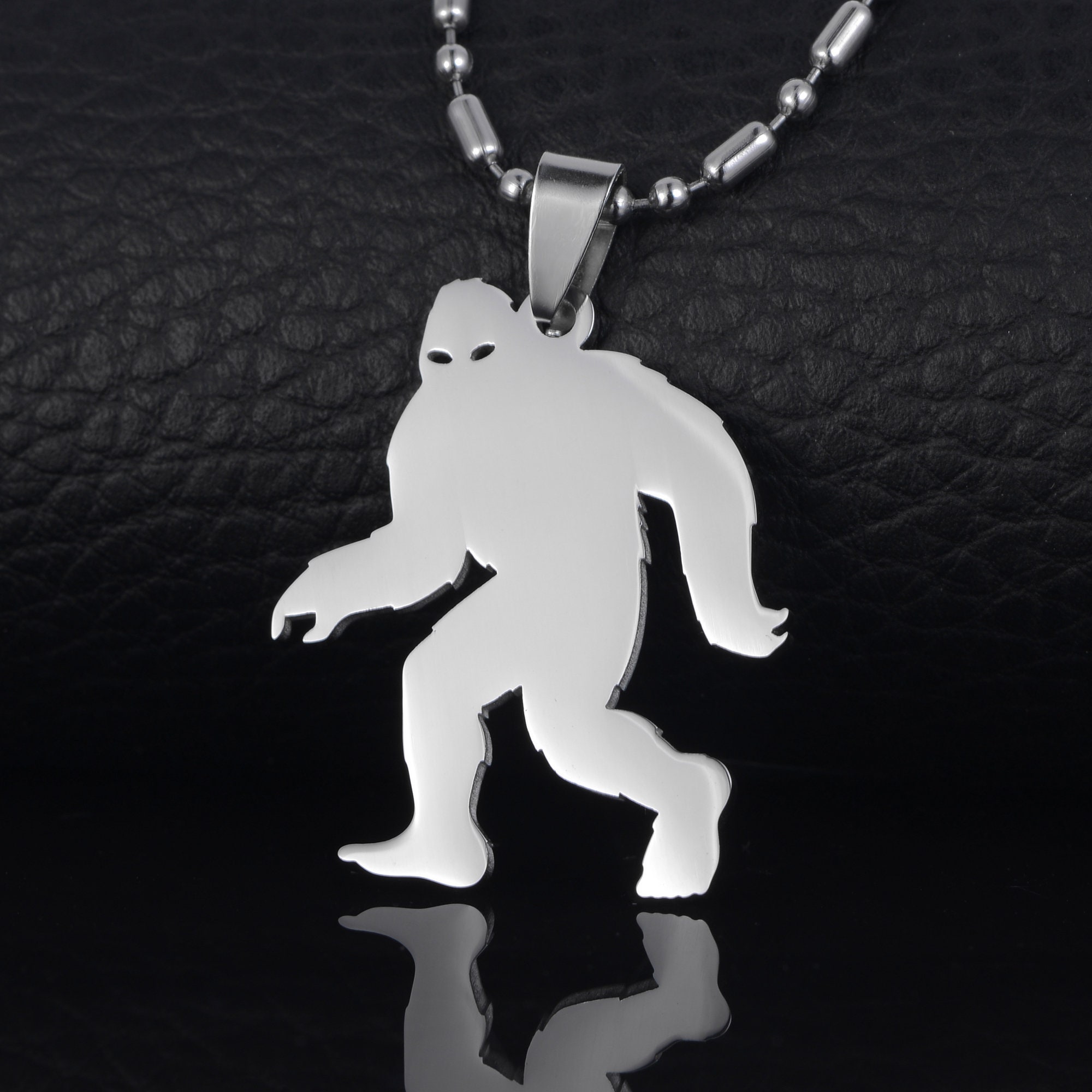 BIG Size Stainless Steel Bigfoot Yeti Sasquatch Big Foot Monster Ape ...