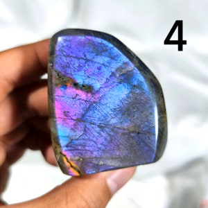 Flash Dreamy Blue Pink Purple Orange Sunset Labradorite Standing ...