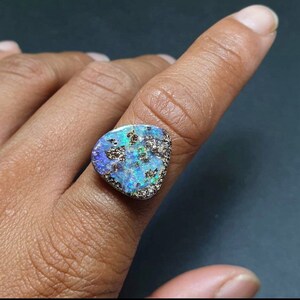 Custom Opal Ring, Custom Opal Pendant, Custom Opal Jewelry, Sterling ...