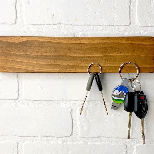Wood Wall Magnetic Key Holder - Etsy