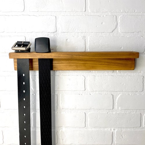 Wooden Belt Organizer Belt Storage Closet Organizer - Etsy