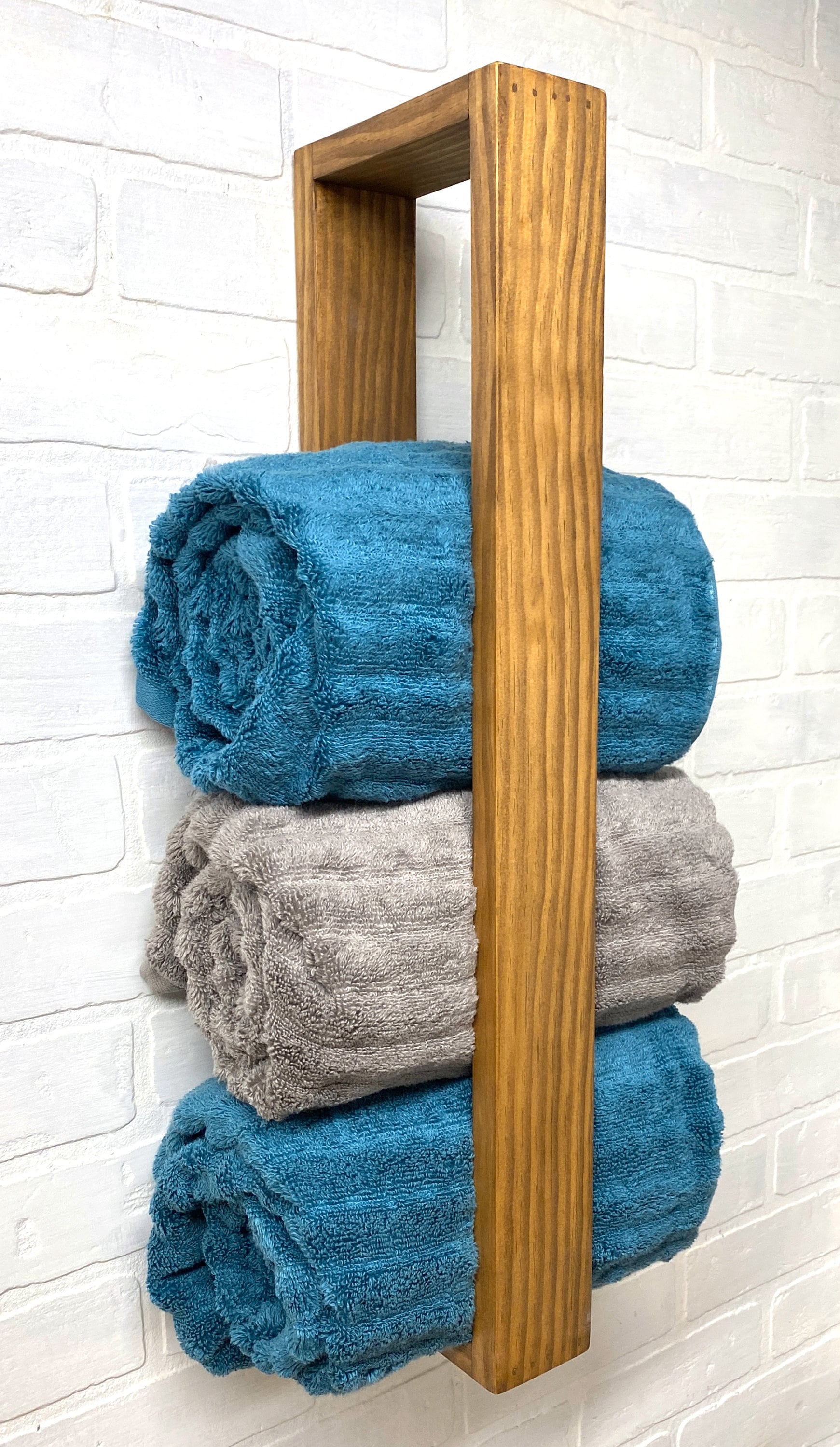 Farmhouse Towel Rack Towel Holder Towel Storage - Etsy