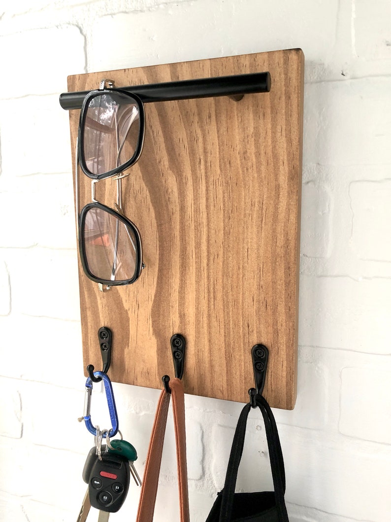 Vertical Entryway Wall Mask Organizer Sunglasses Hook Rack - Etsy
