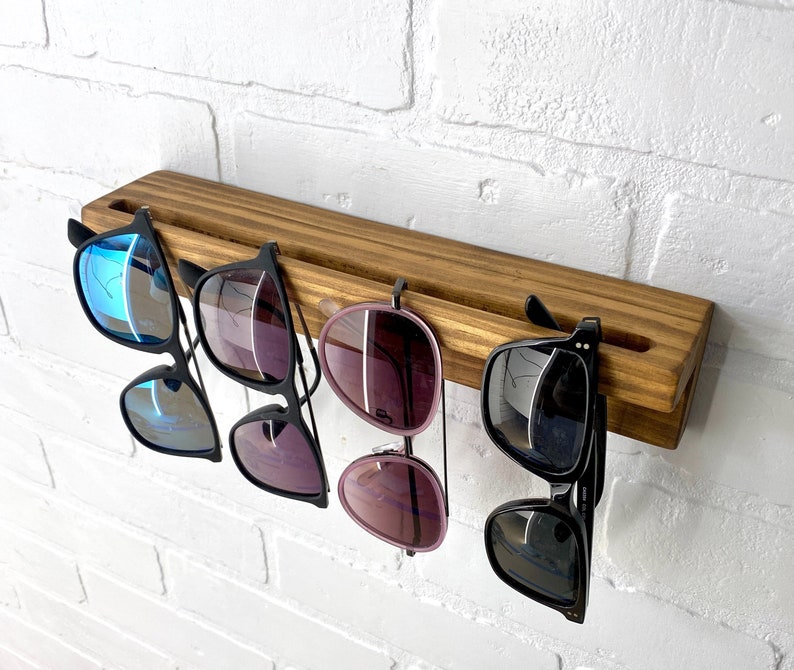 Sunglasses Hanger Glasses Display Wooden Entryway | Etsy