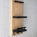 Tall Entryway Wall Organizer Hook Rack Wood Shelf Decor - Etsy