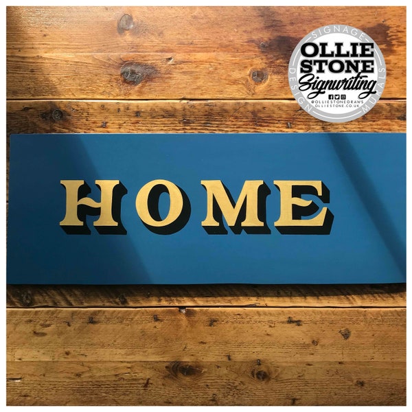 Hand Painted Sign - Etsy UK