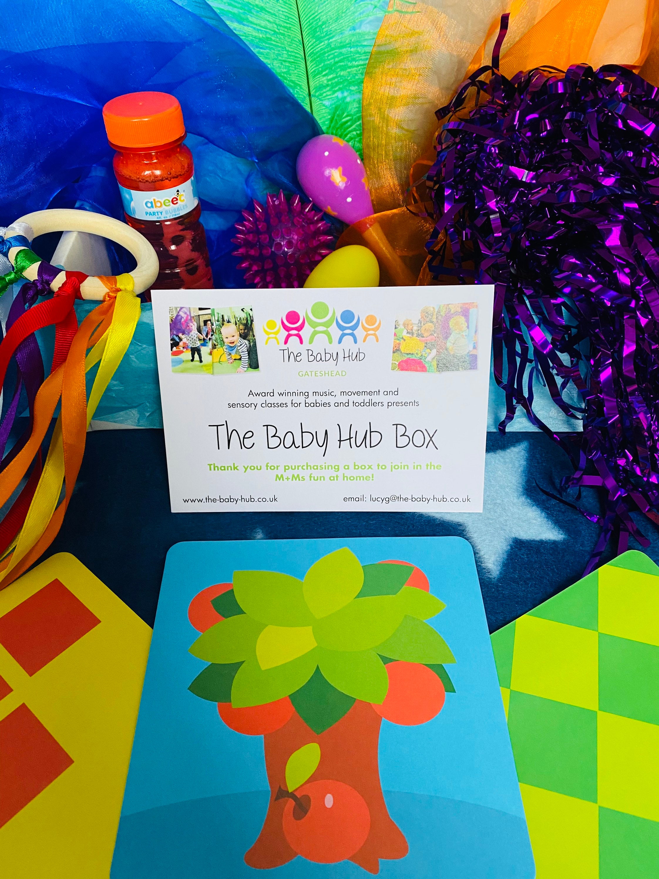 Bright Rainbow Baby Sensory Play Box - Etsy