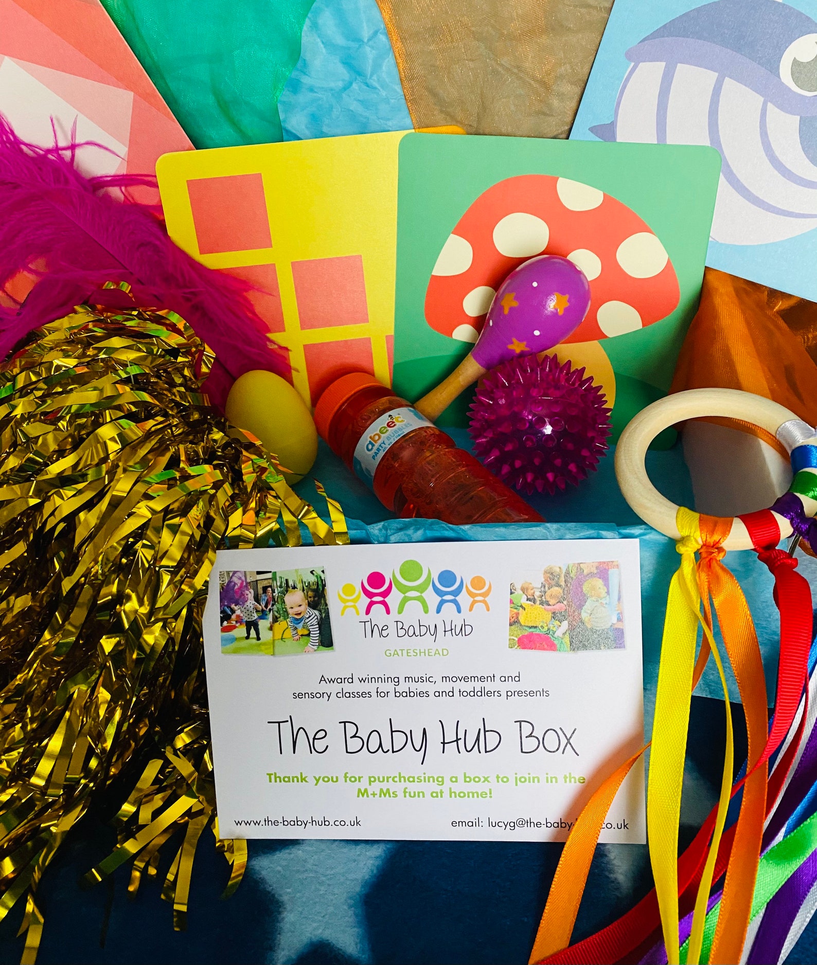Bright Rainbow Baby Sensory Play Box - Etsy
