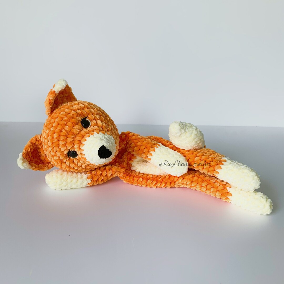 CROCHET PATTERN: Little Fox Crochet Pattern | Fox Snuggle Amigurumi ...