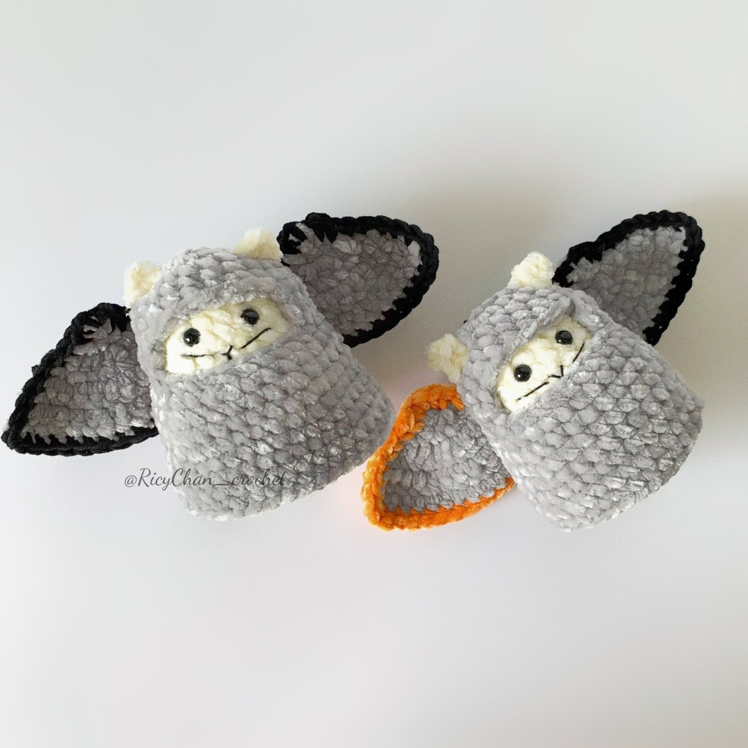 CROCHET PATTERN: Little Bat Crochet Pattern - Amigurumi Chunky Bat ...