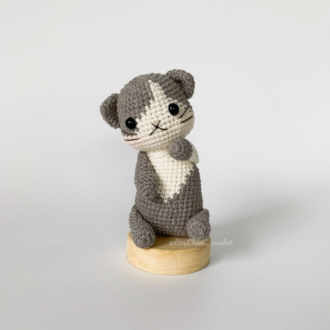 Mellow the Cat Crochet Pattern Animal Crochet Pattern English Language ...