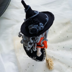 Halloween Crochet Pattern: Twinkle Hex Witch Amigurumi Doll (PDF ...