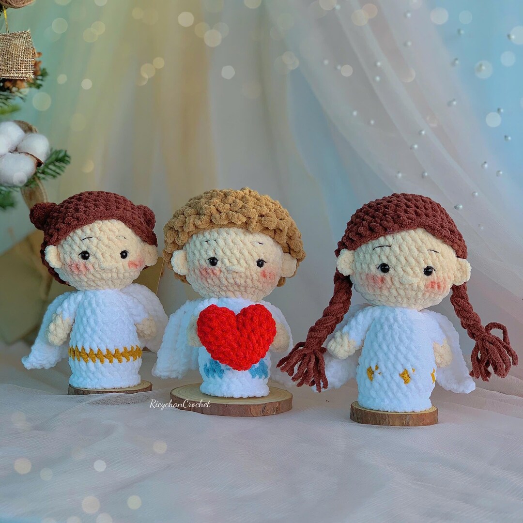 Little Angel Crochet Pattern (5.9 Inches Doll) - Angel Crochet Pattern ...