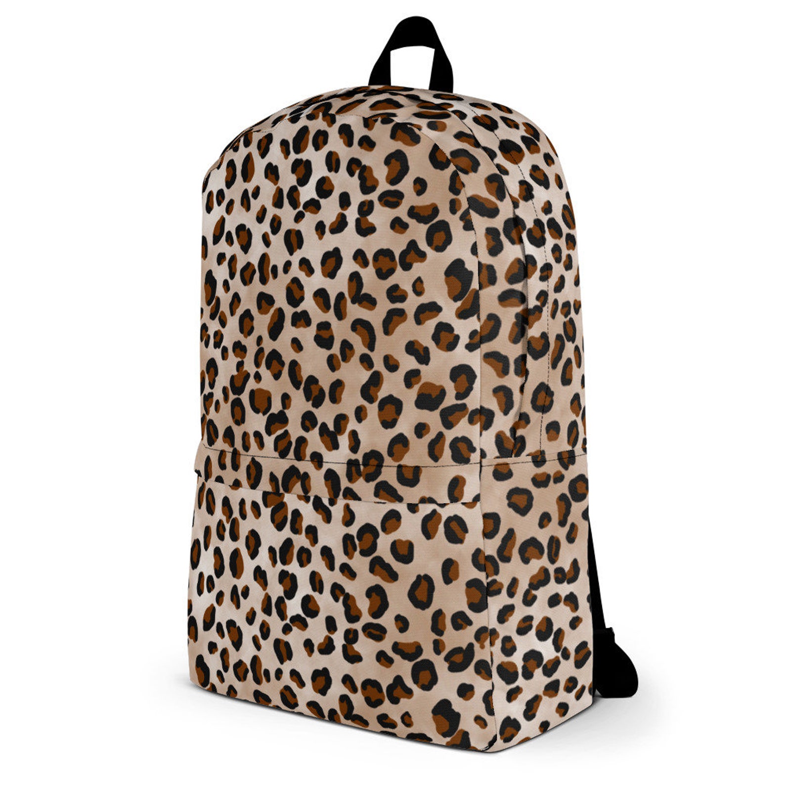 Leopard Print Backpack Sleek Look Fits up to a 15 - Etsy