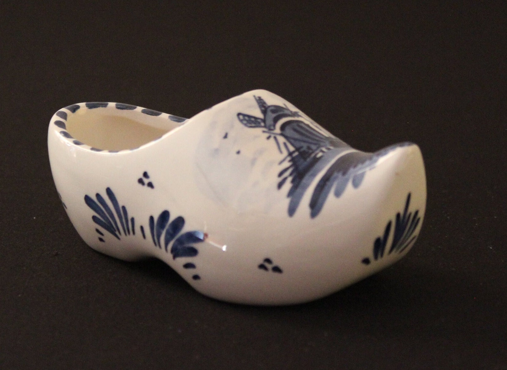 Delfts Blue Ceramic Shoe From Holland certified - Etsy