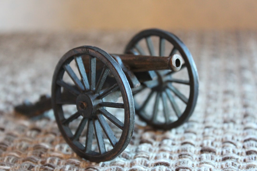 Miniature Cast Iron/copper Toy Cannon - Etsy