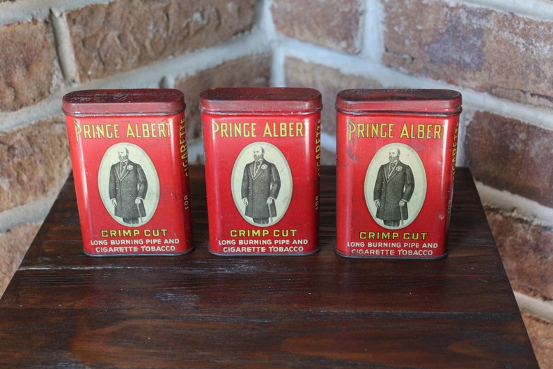 Three Prince Albert Tobacco Cans - Etsy