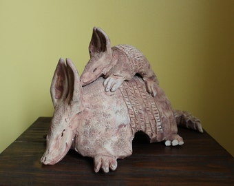 Clay Armadillo - Etsy