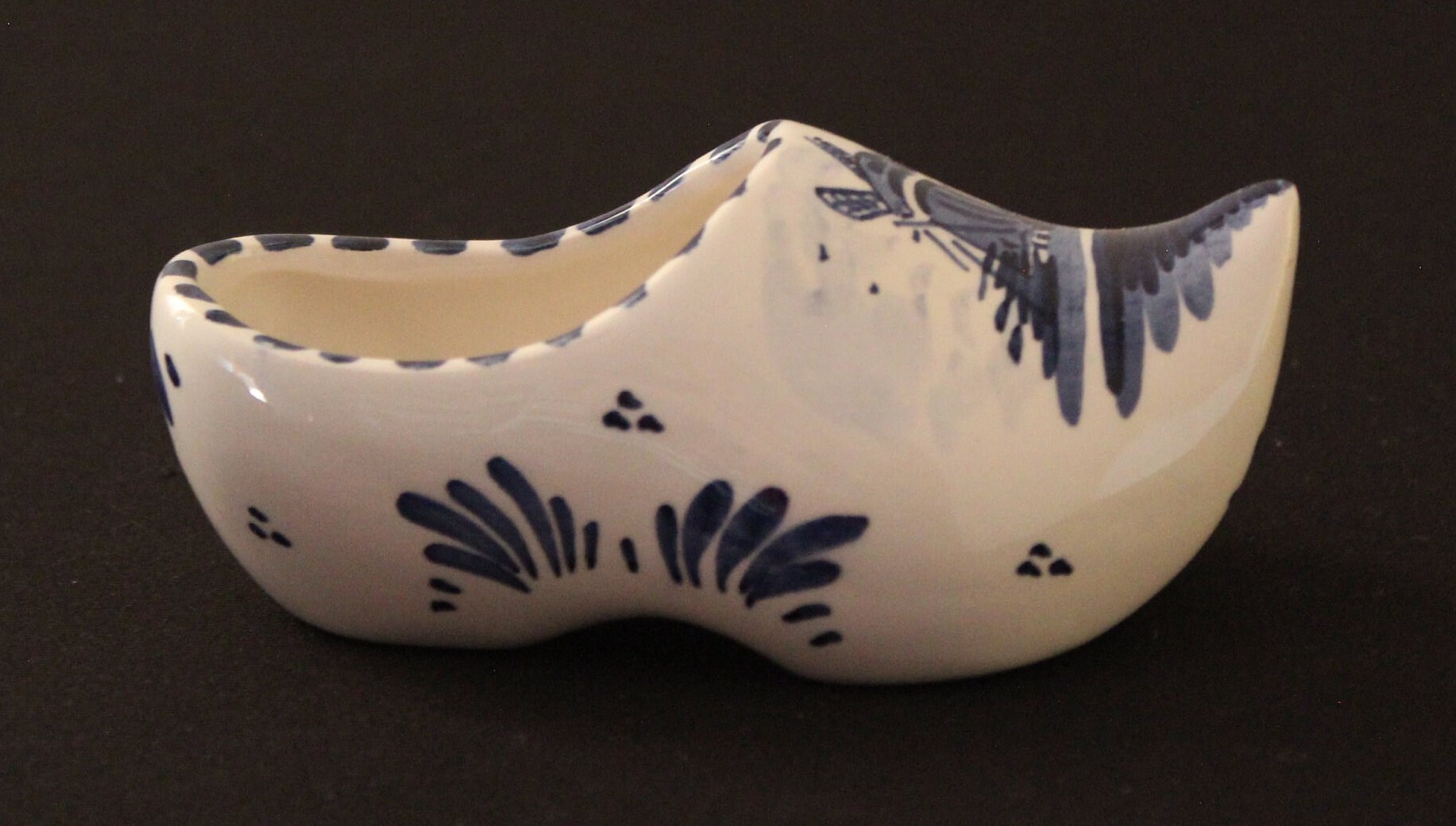 Delfts Blue Ceramic Shoe From Holland certified - Etsy