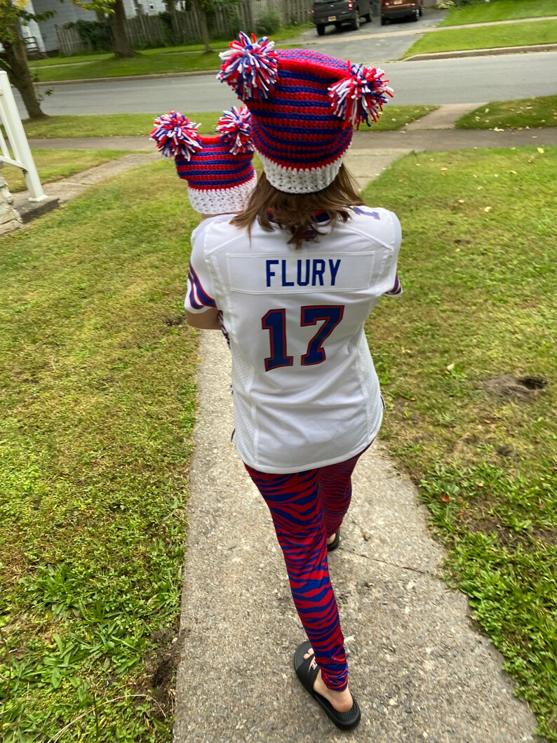 Buffalo Two Pom Crochet Baby Hat - Etsy