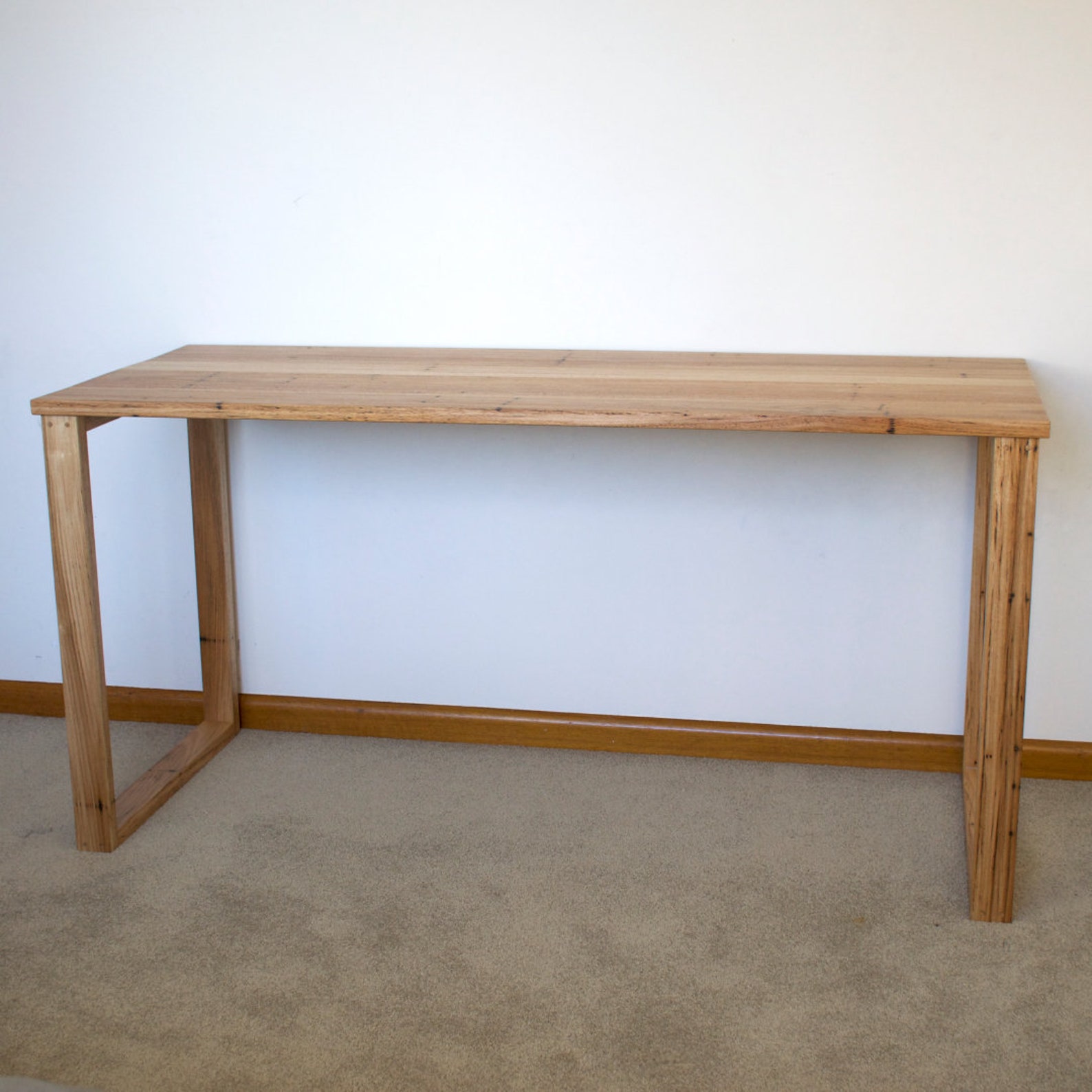 Handmade Blackbutt Timber Desk | Wood Desk - Etsy Australia
