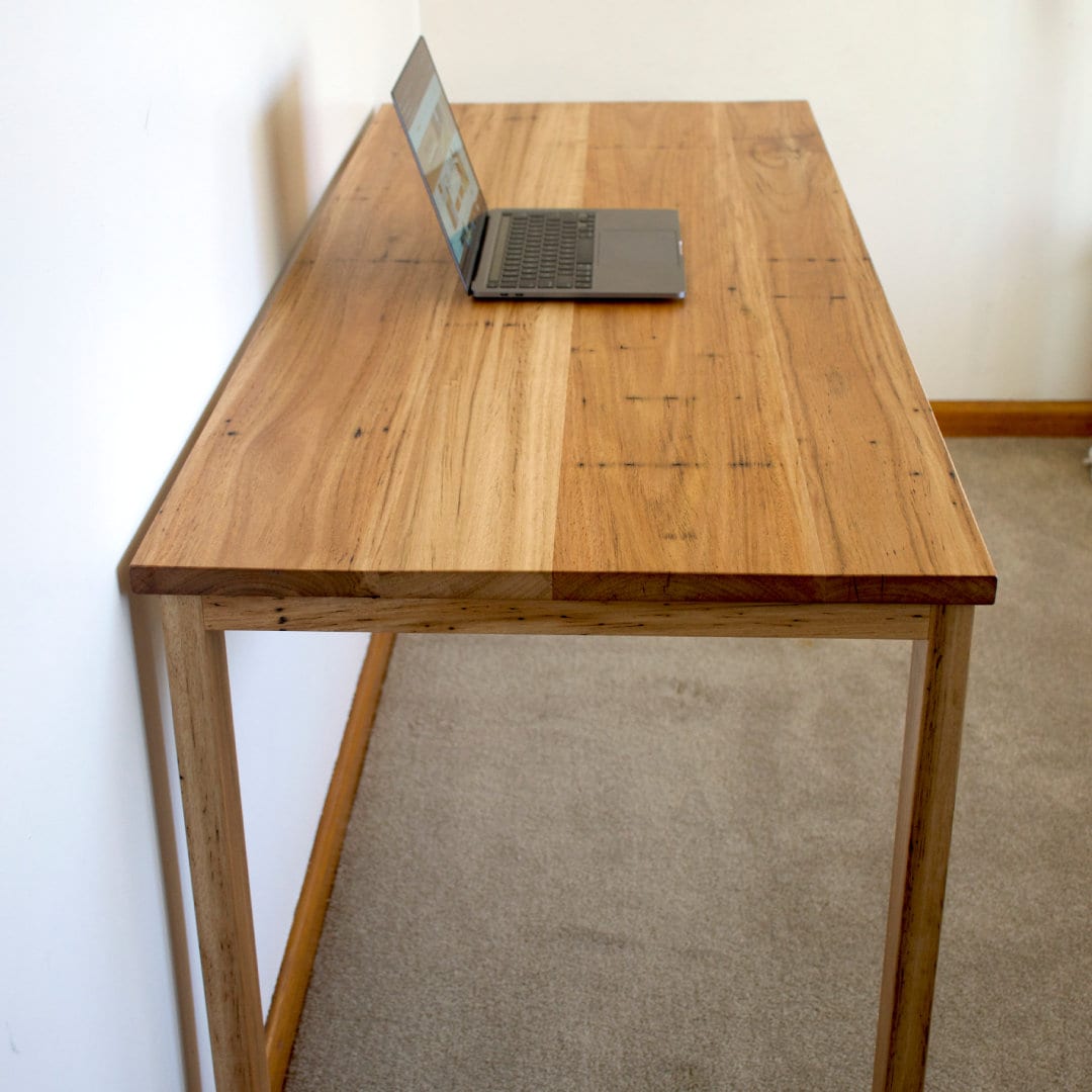 Handmade Blackbutt Timber Desk | Wood Desk - Etsy
