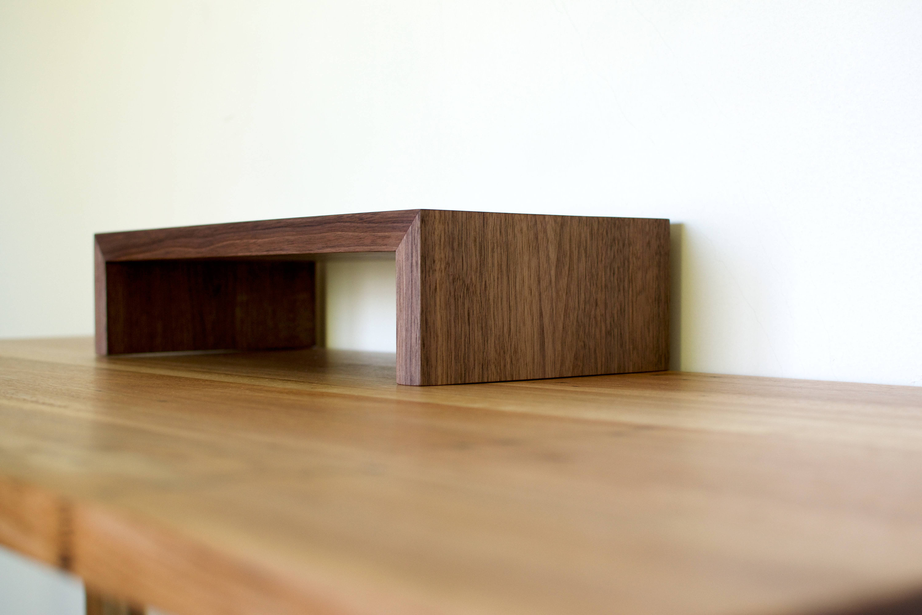 Timber Monitor Stand Walnut Handmade Desk Stand - Etsy Australia