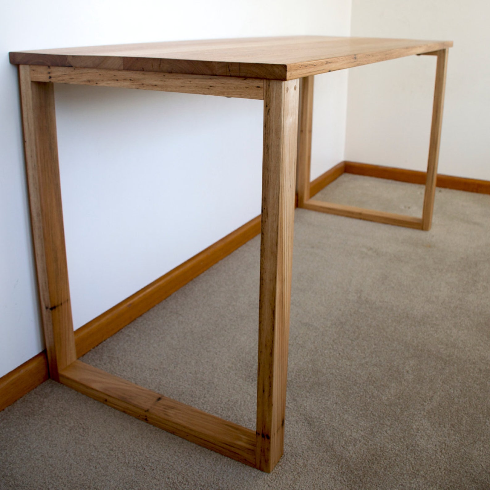 Handmade Blackbutt Timber Desk | Wood Desk - Etsy Australia