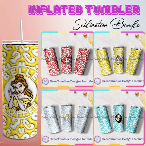 Princess Starbucks Tumbler Template - Etsy