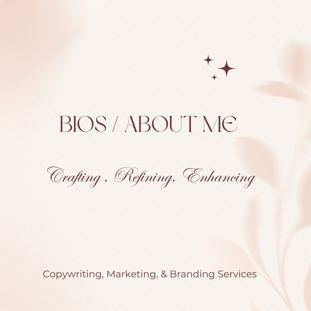 Bio Writing Service: Biography, Writing Services, About Me Writing ...