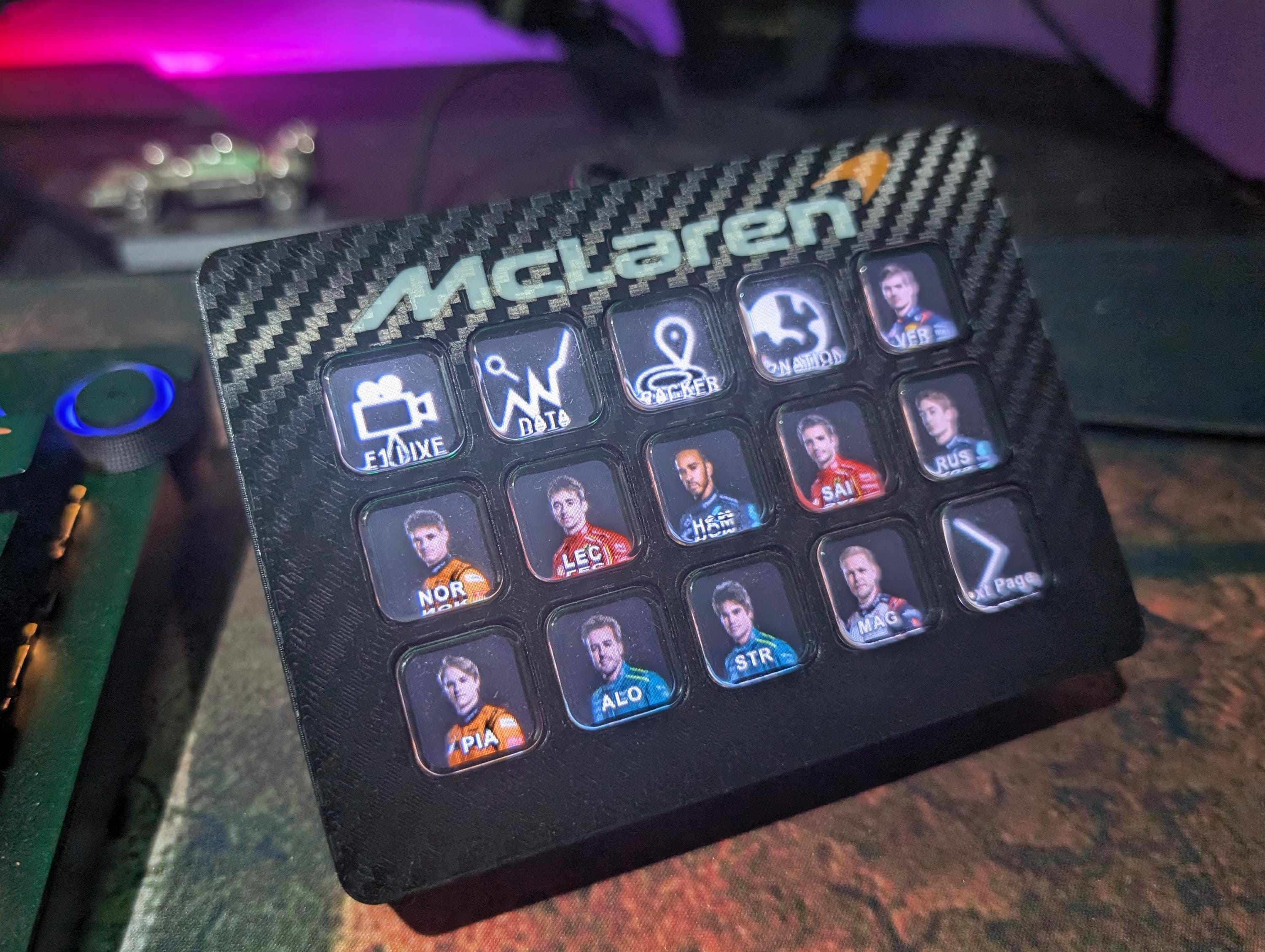 Stream Deck Mk1 Carbon Effect Faceplate - Etsy