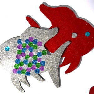 Rainbow Fish Felt Story Set – Flannel Board Pieces for Interactive ...