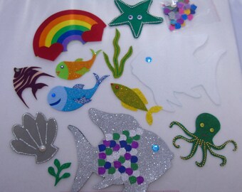 The Rainbow Fish, Felt Story, Flannel Board Story, Teacher Resource ...