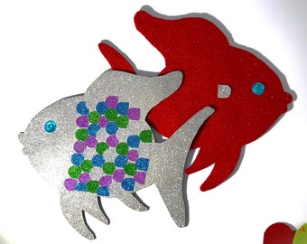 The Rainbow Fish, Felt Story, Flannel Board Story, Teacher Resource ...