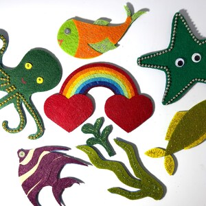The Rainbow Fish Felt Story/bonus/flannel Board/teacher Story Ideas Act ...