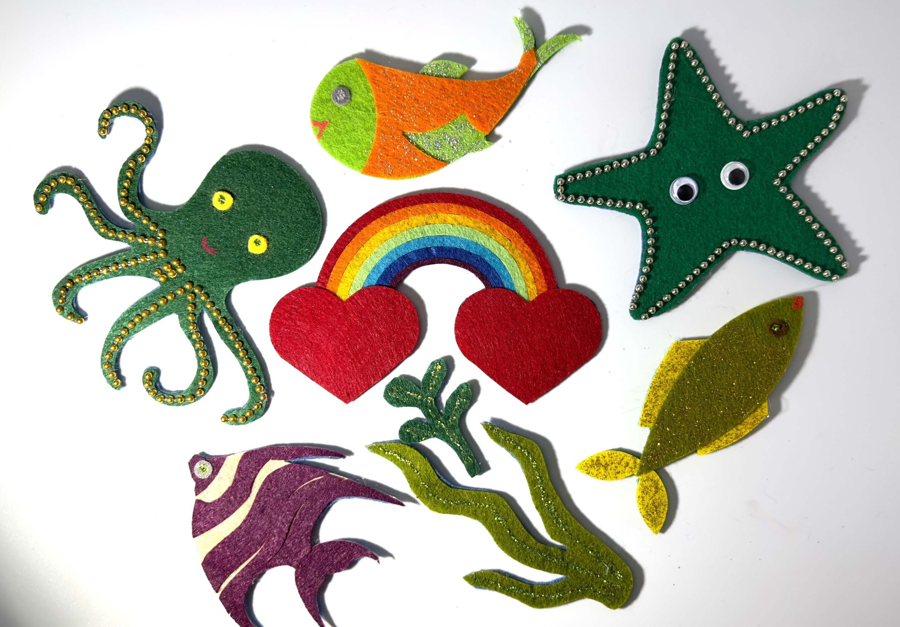 The Rainbow Fish Felt Story/bonus/flannel Board/teacher Story - Etsy Canada