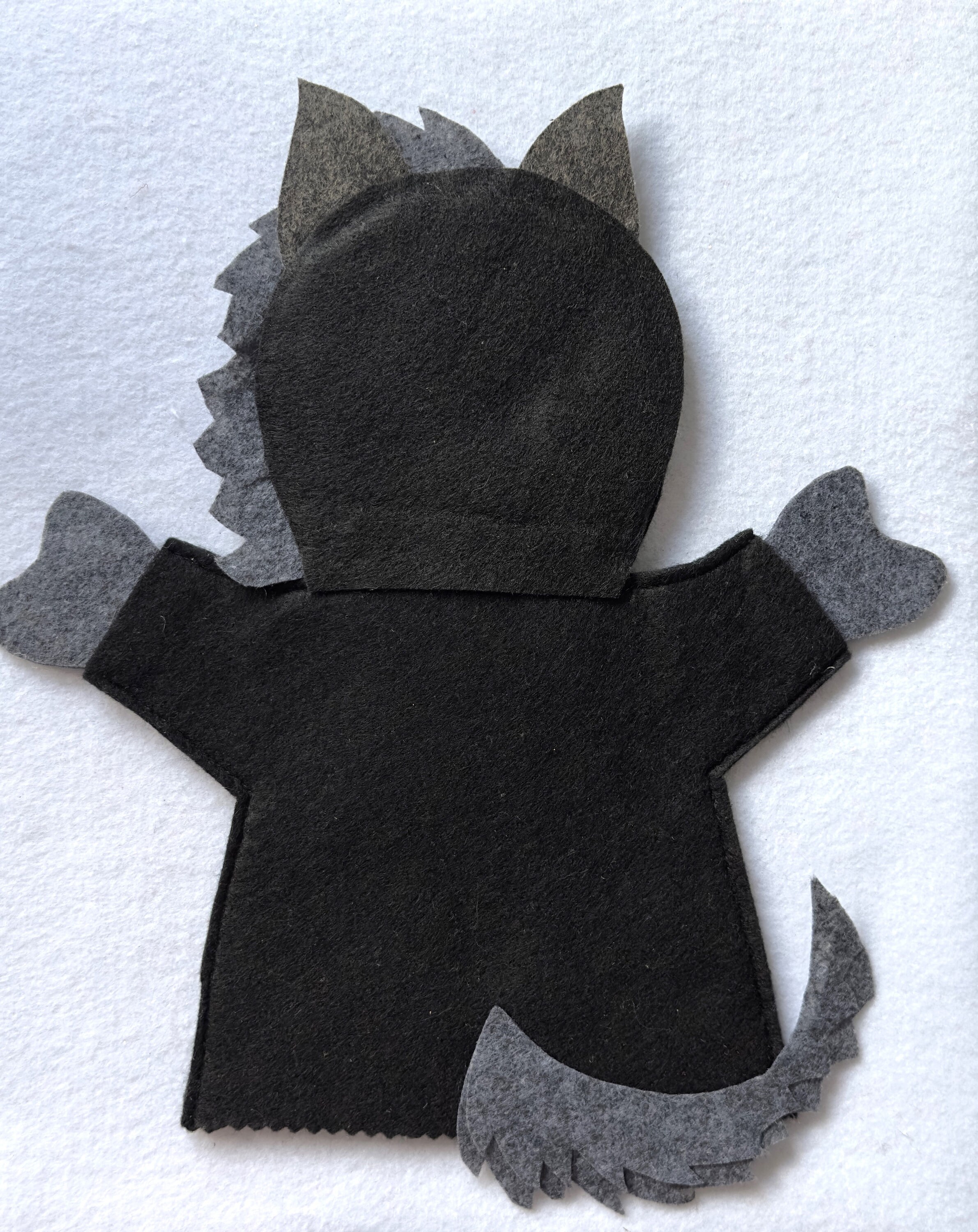 Le Chat Et La Lune #2 Handmade Hand Cut Hand Puppets for French ...