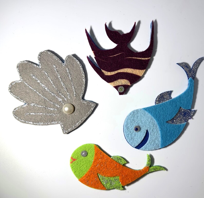 The Rainbow Fish Felt Story/bonus/flannel Board/teacher Story - Etsy Canada