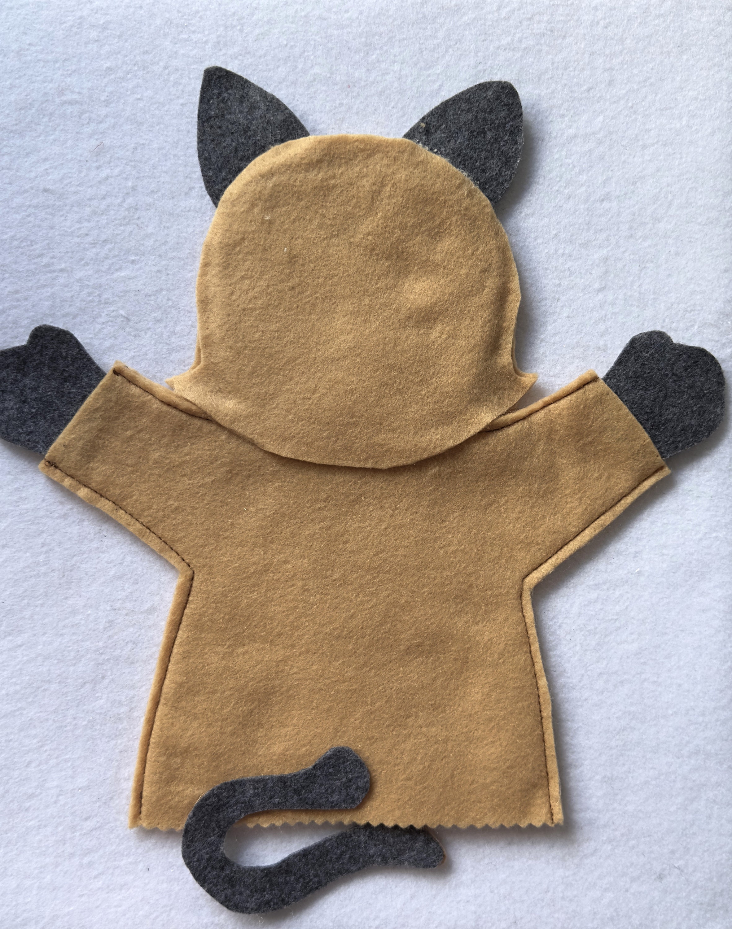 Le Chat Et La Lune #2 Handmade Hand Cut Hand Puppets for French ...