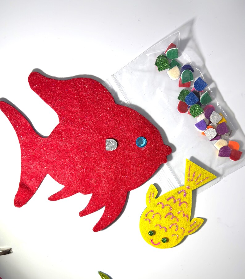 Rainbow Fish Felt Story Set – Flannel Board Pieces for Interactive ...