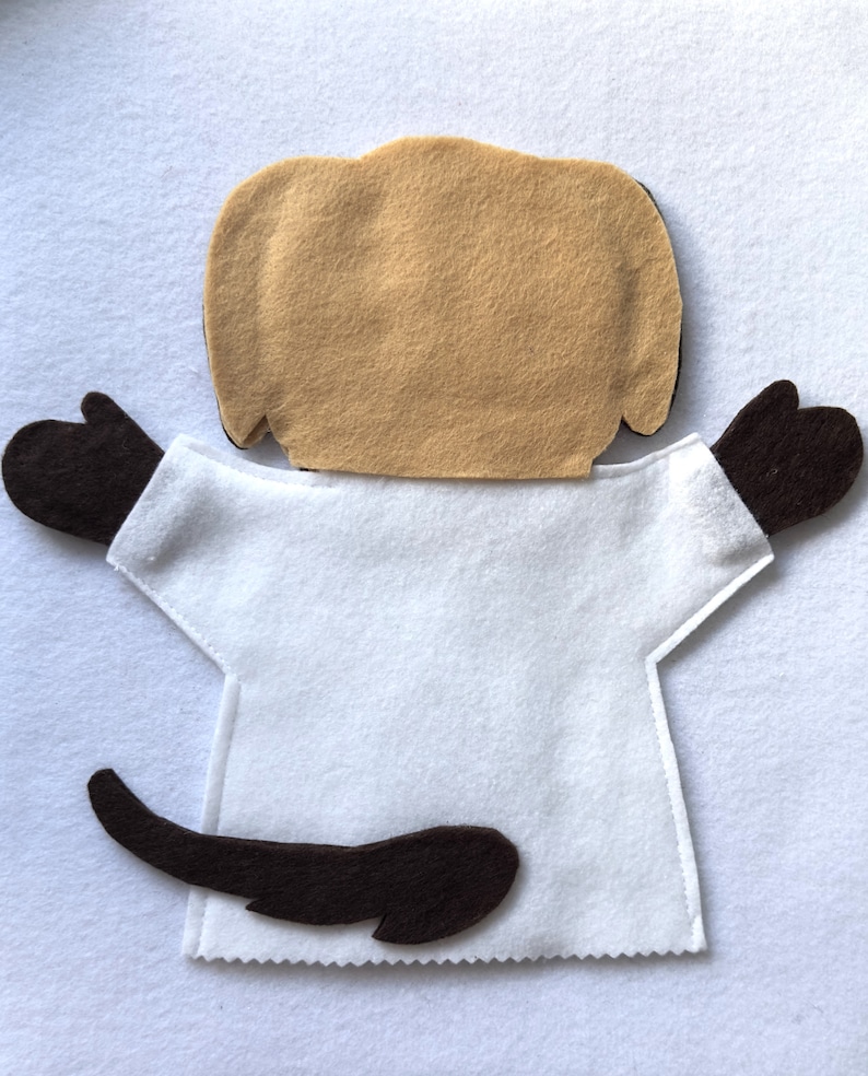 Le Chat Et La Lune #2 Handmade Hand Cut Hand Puppets for French ...