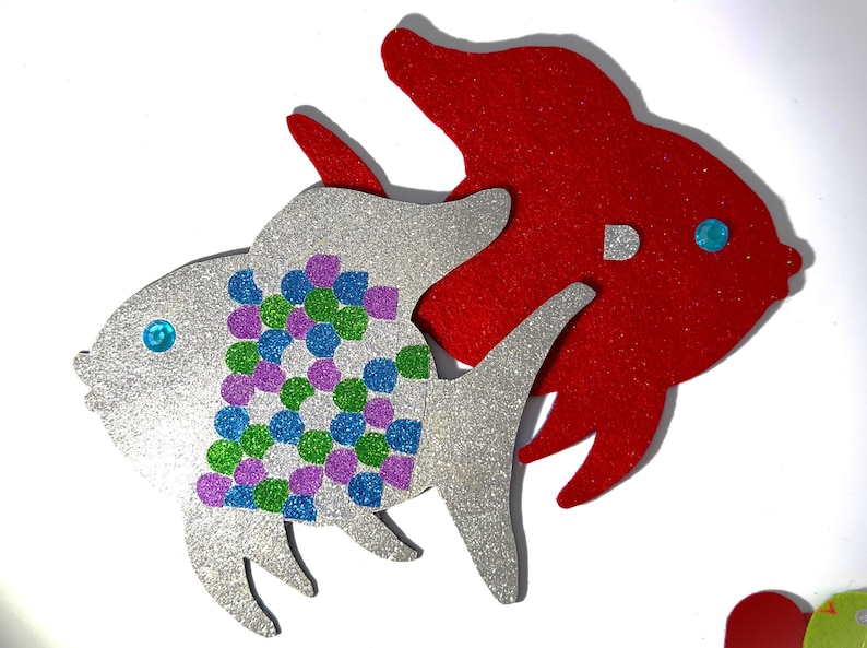 The Rainbow Fish Felt Story/bonus/flannel Board/teacher Story - Etsy Canada