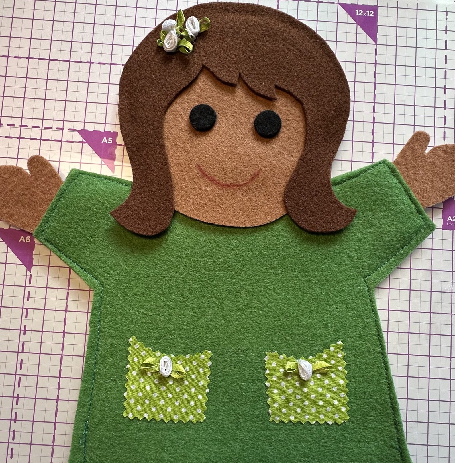 Felt Hand Puppet Girls for Preschool, Daycare, Kindergarten - Etsy