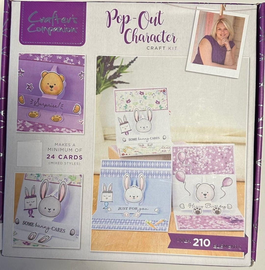 Crafters Companion - Pop Out Character Craft Kit #37 - Etsy
