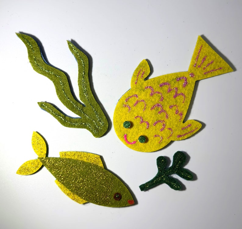 The Rainbow Fish Felt Story/bonus/flannel Board/teacher Story - Etsy Canada