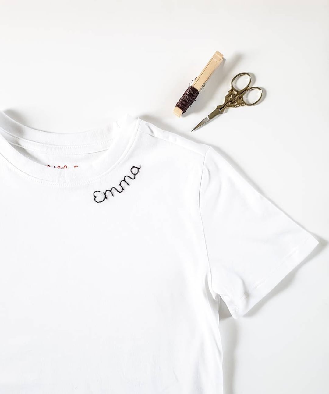 Custom Name Shirt| Kids Name Shirt| Hand Embroidered Shirt ...