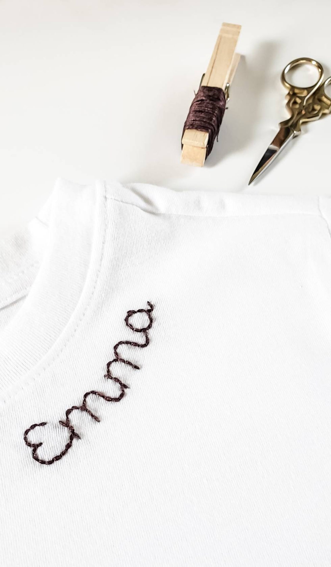 Custom Name Shirt| Kids Name Shirt| Hand Embroidered Shirt ...