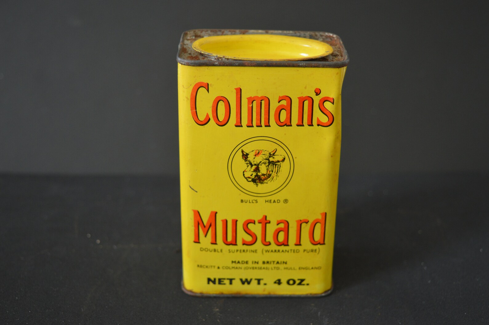 Vintage Coleman's Mustard 4oz Tin - Etsy UK